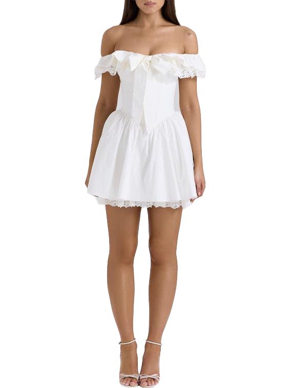 HOUSE OF CB HOUSE OF CB Jaide Off-the-Shoulder Mini Dress